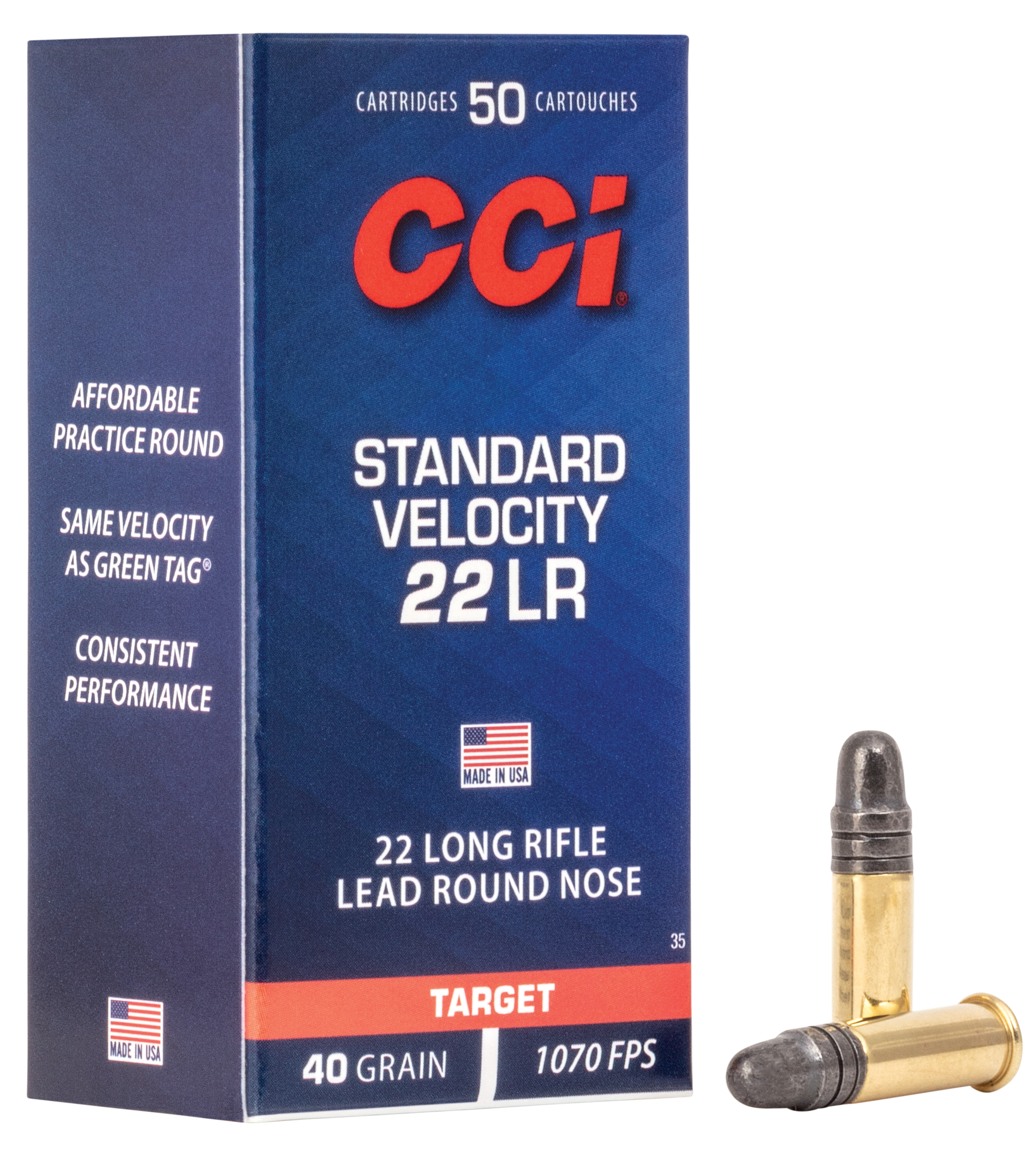 CCI 35 22LR STANDARD VELOCITY, 40 GRAIN