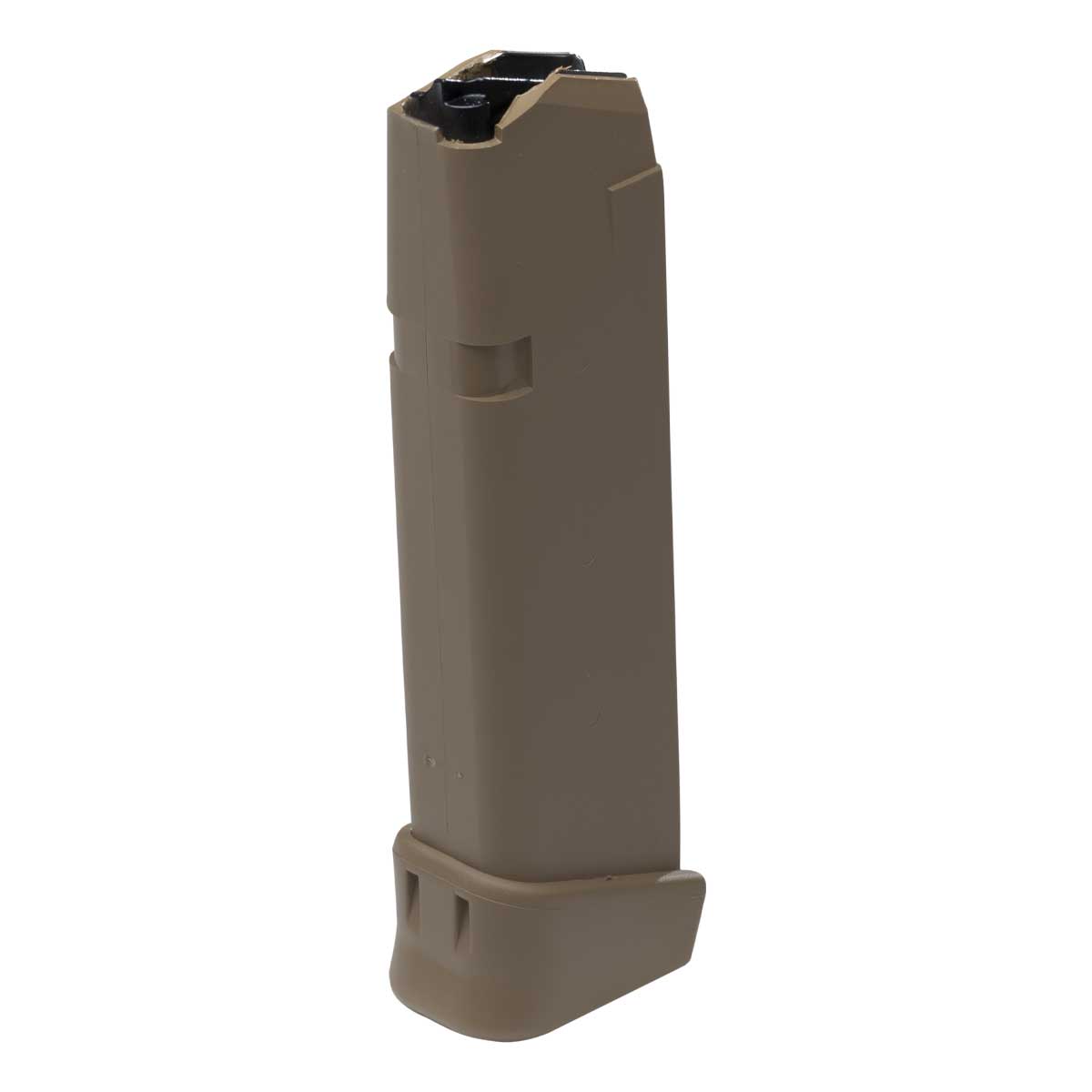 GLOCK 19X,G17 19RD MAGAZINE, COYOTE
