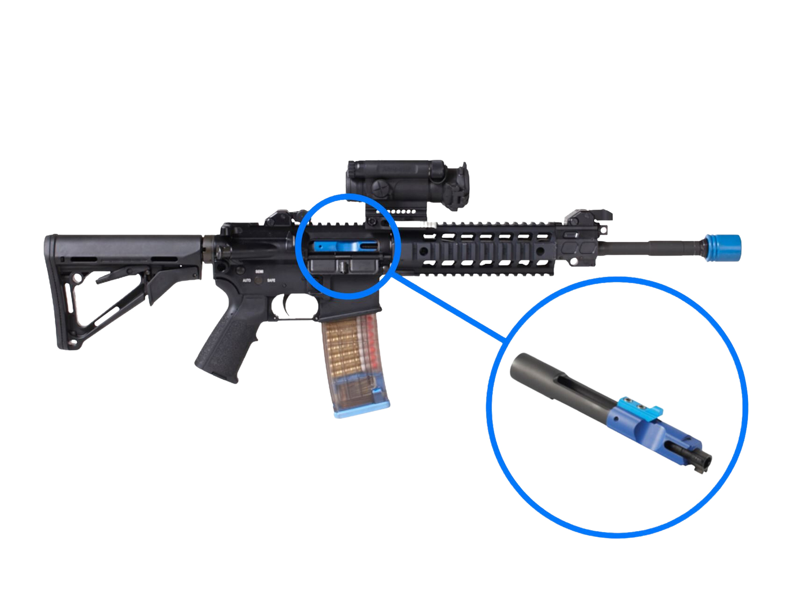 SIMUNITION CONVERSION KIT, BOLT, FOR H&K416/M4 VAR